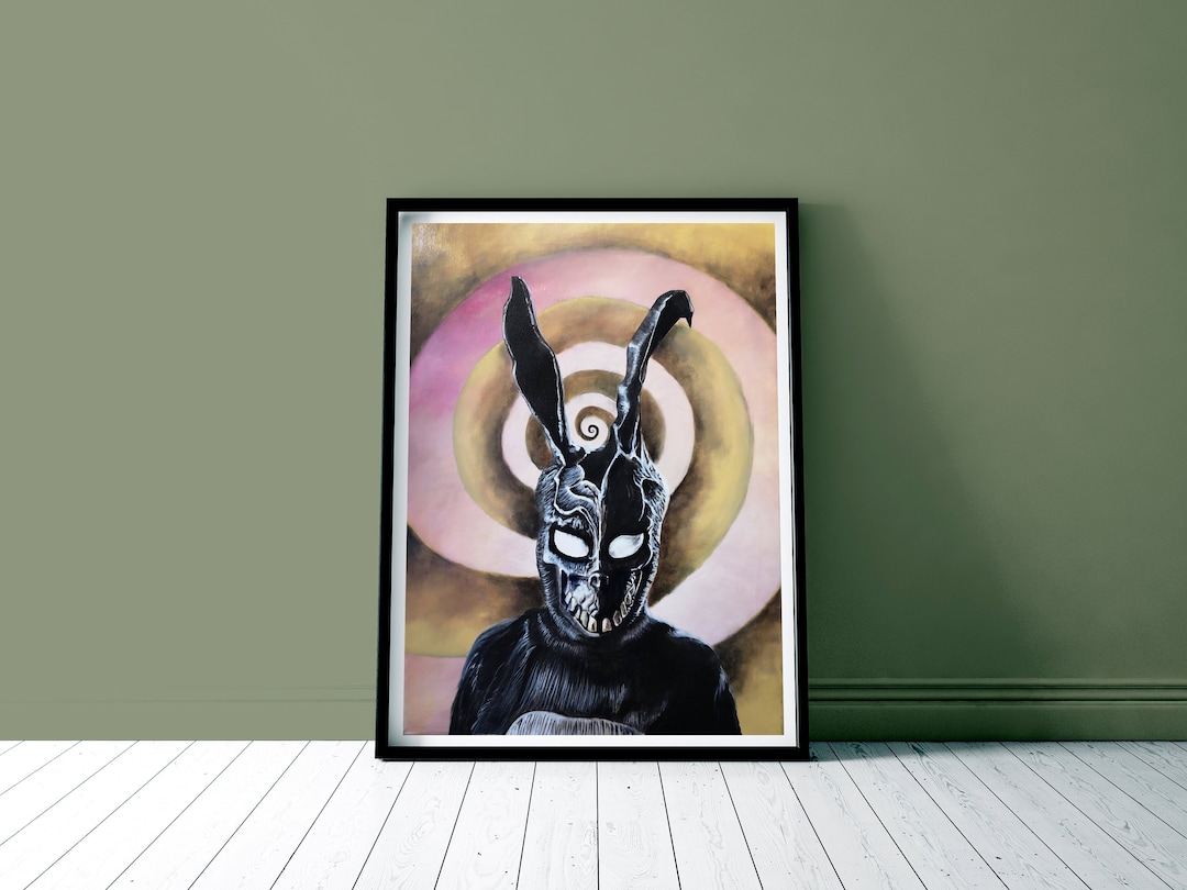Illustration DONNIE DARKO. Rabbit Frank. Frank the Rabbit. Format A2 ...
