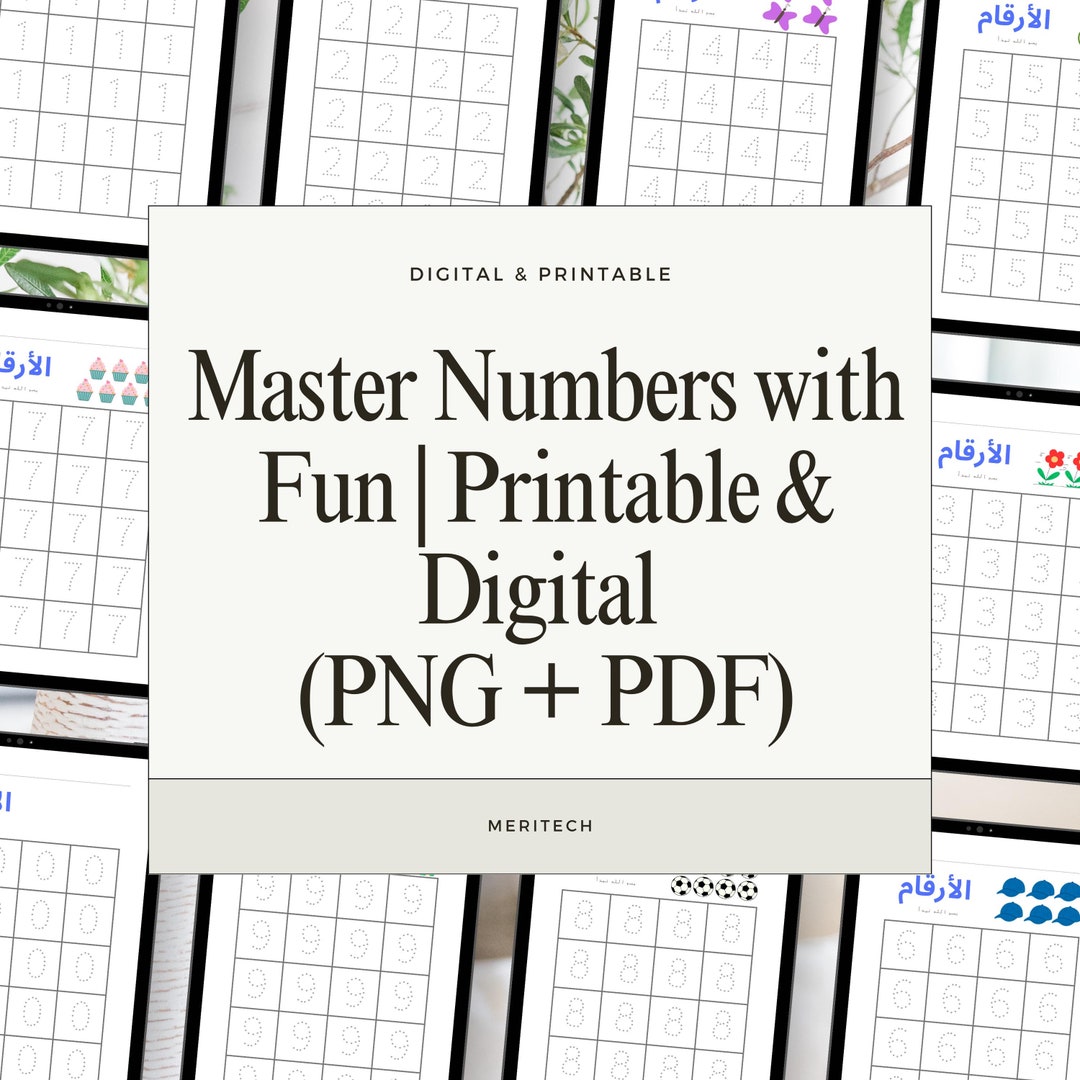 Master Numbers With Fun: Vibrant Tracing Worksheets for Kids ...