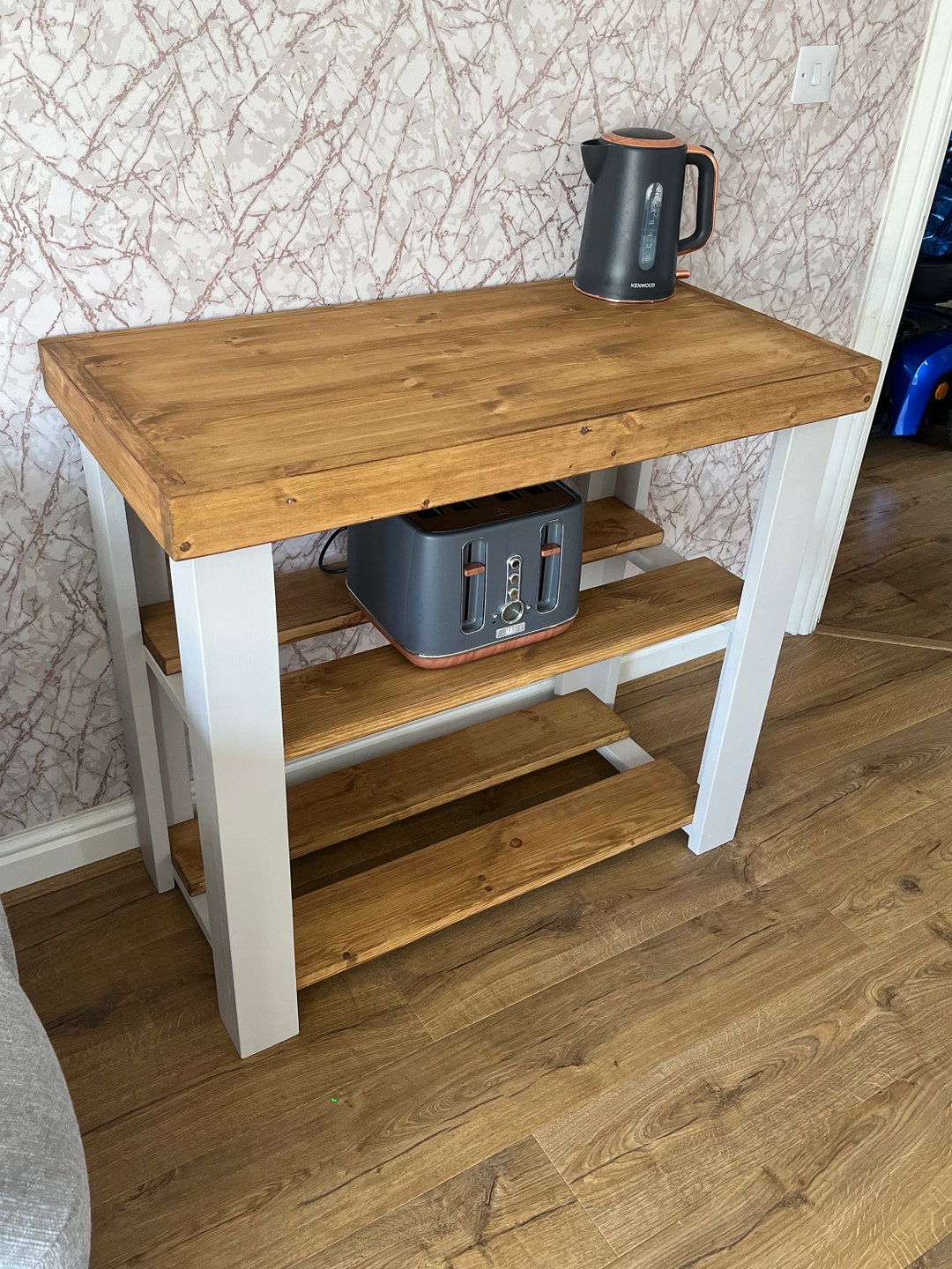 Kitchen Breakfast Bar Butchers Block Island - Etsy UK