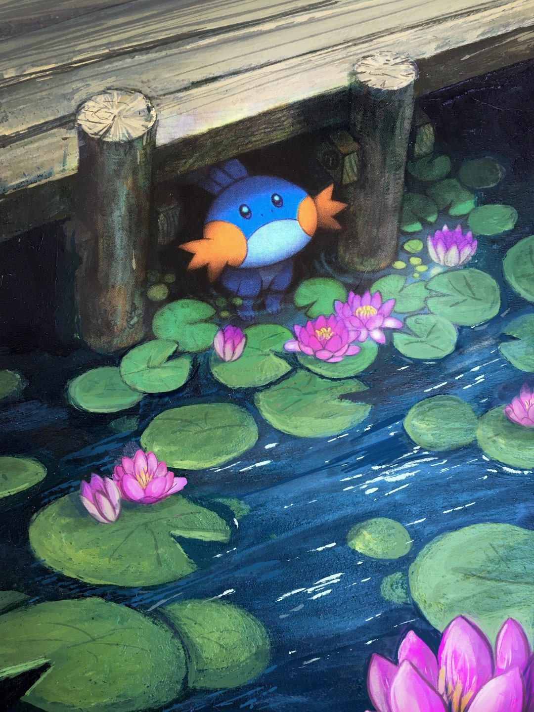 Painted Trading Card (PRINT) - Mudkip - Etsy