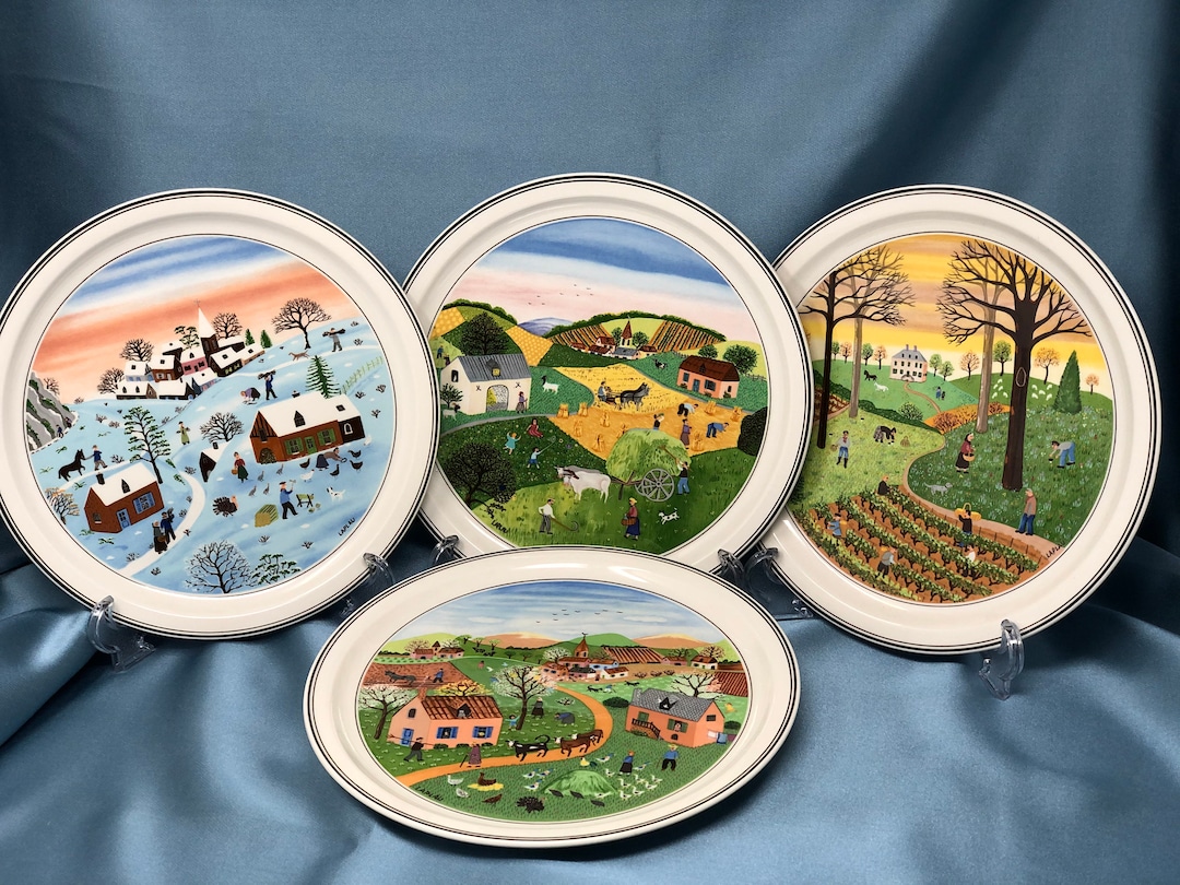Villeroy & Boch, Collection Plate Four Seasons NAIF Plate Wall Plate ...