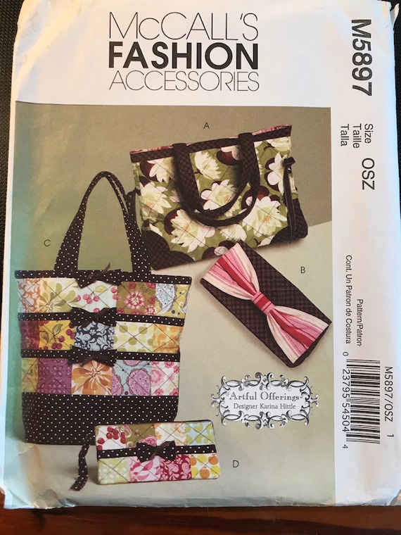 Sewing Pattern for Totes Purses Patchwork Clutch Purse | Etsy