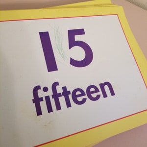 Abeka 1 to 100 Place Values Concept Cards Flashcards Counting Home ...