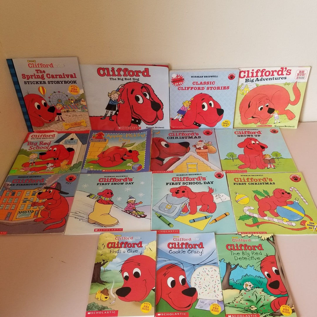 Lot of 24 Clifford the Big Red Dog Books Scholastic Child - Etsy