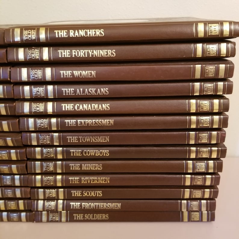 26 Old West Time Life COMPLETE Book Set Staging Decor - Etsy