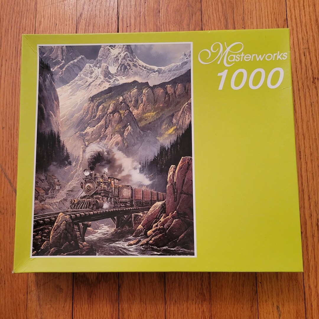 NEW Roseart 1000 Piece Puzzle Factory Sealed Masterworks Heading Thru ...
