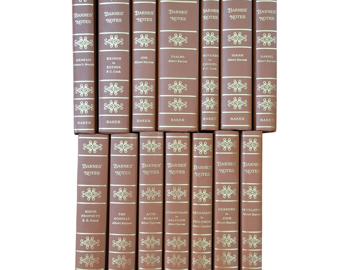 Barnes Notes Heritage Edition 14 Volume Set Hardcover Baker Books ...