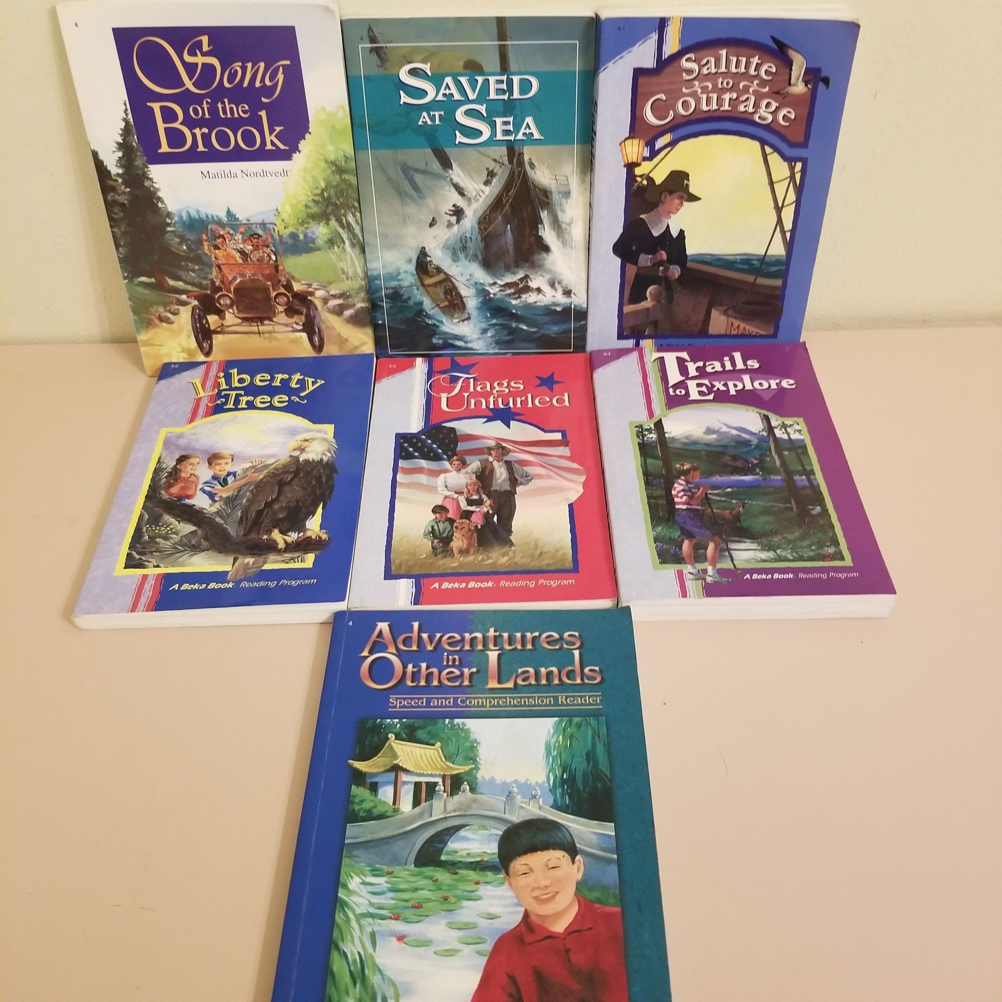 7 Abeka Grade 4 Readers Reading Program Home School Consumable ...