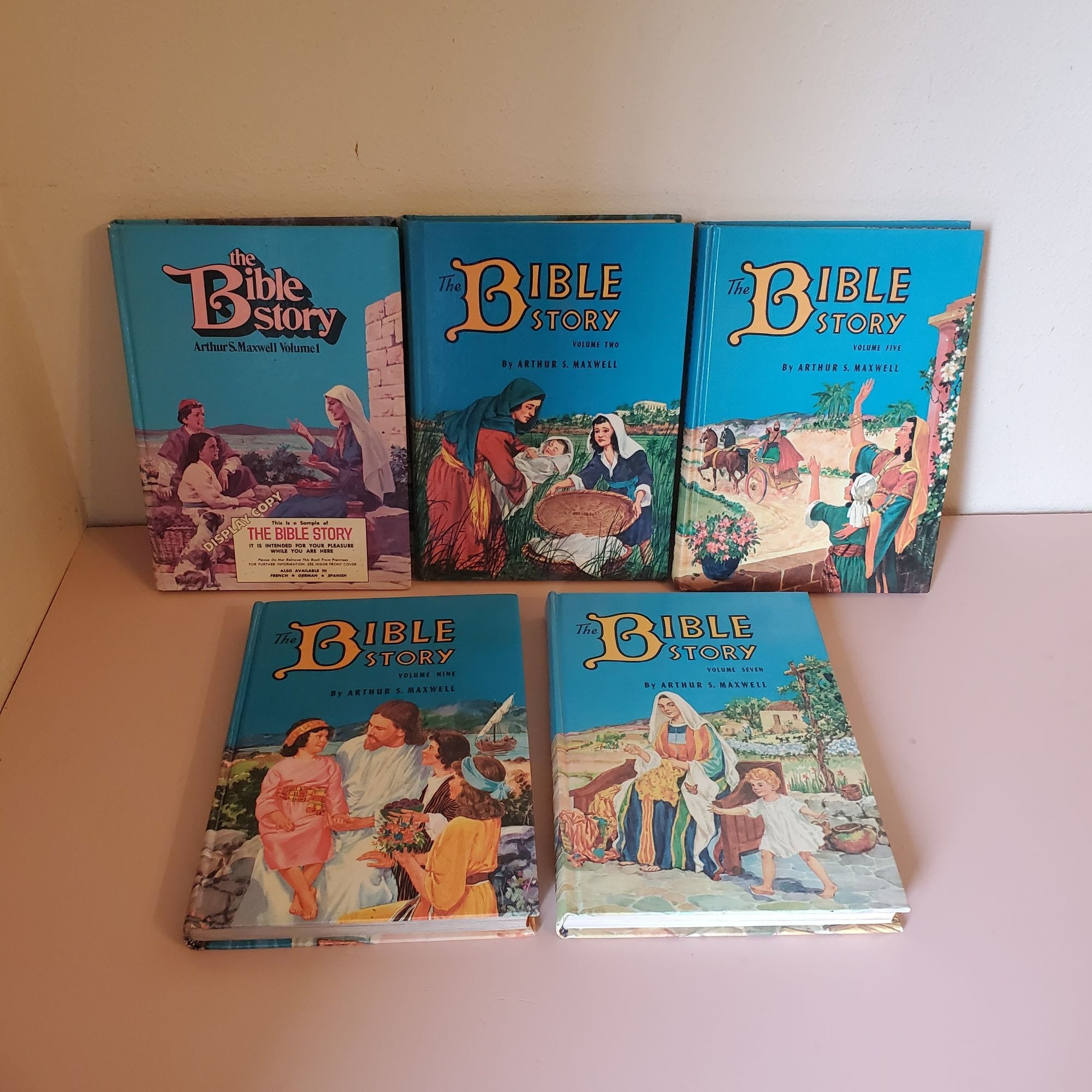 5 Arthur S Maxwell Bible Story Books Volumes Hardcover Home - Etsy