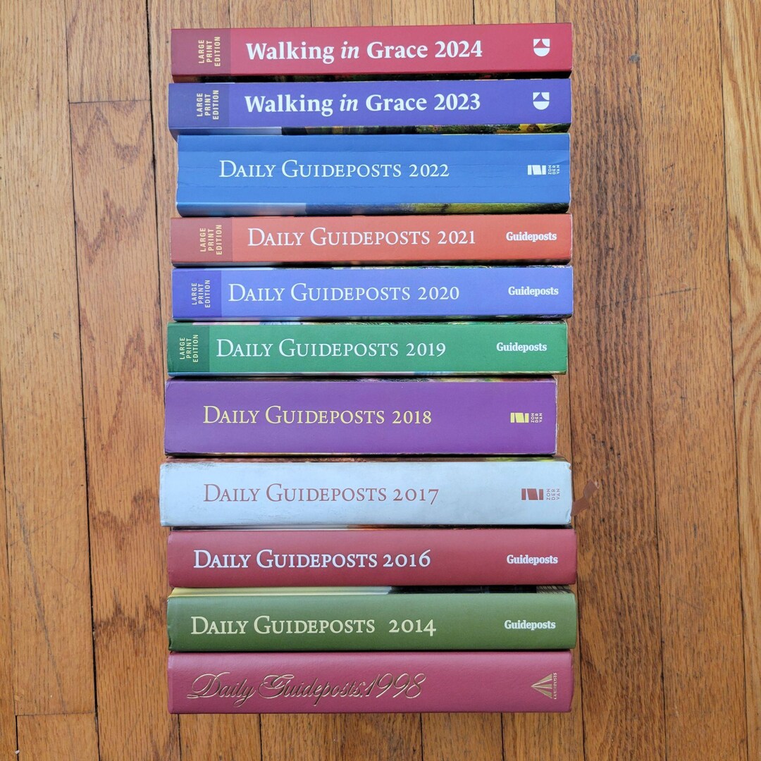 11 Daily Guideposts Devotional Book Collection 1998 2024 Inspirational ...