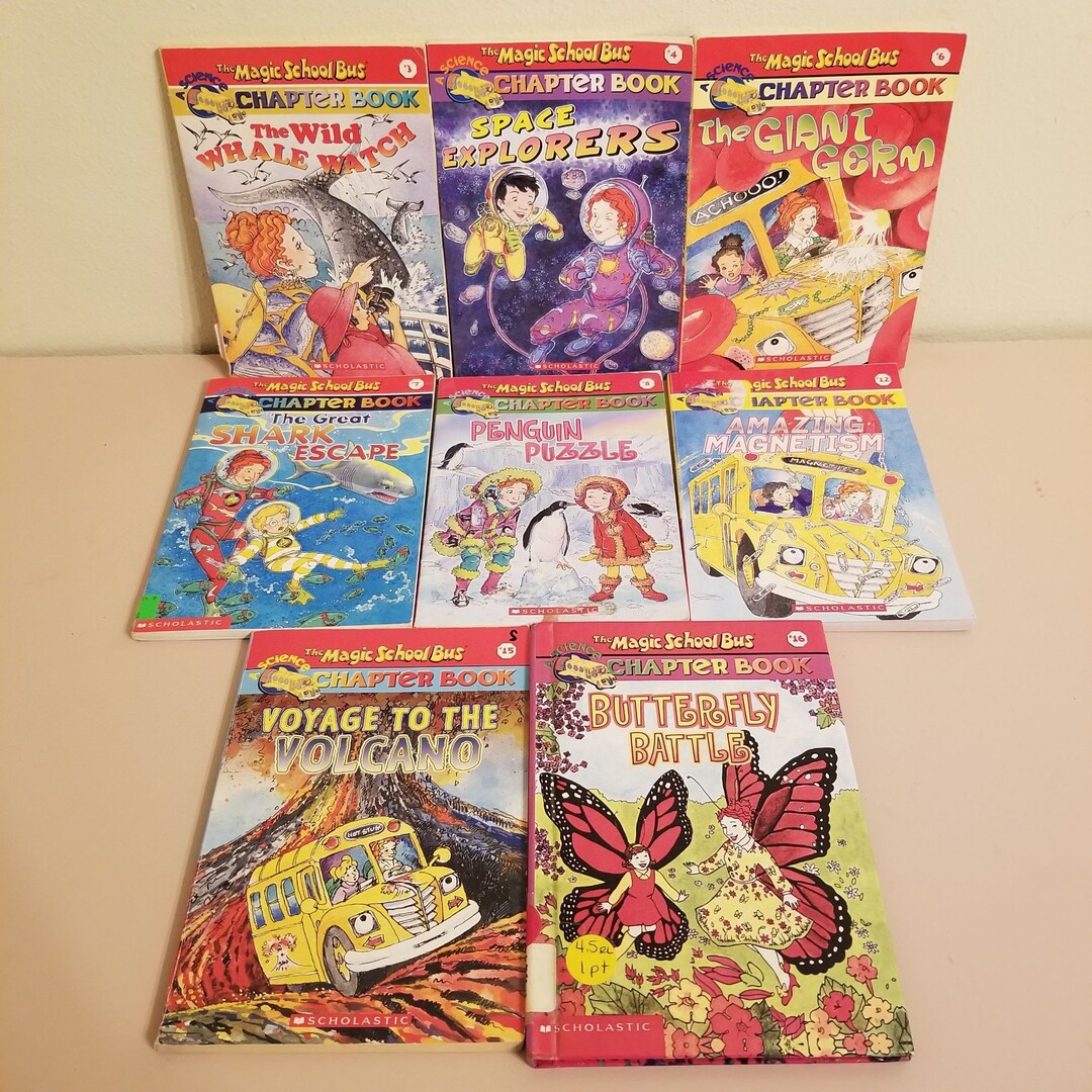 8 Magic School Bus Chapter Books Youth Science Home School Teacher ...
