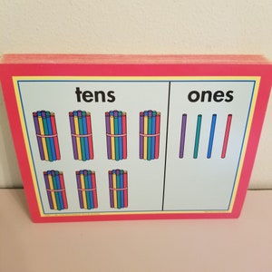 Abeka 1 to 100 Place Values Concept Cards Flashcards Counting Home ...