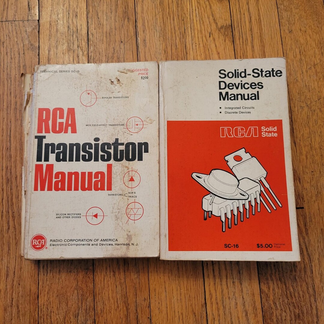 RCA Transistor Manual Solid State Devices Technical Book Lot 1975 Guide ...