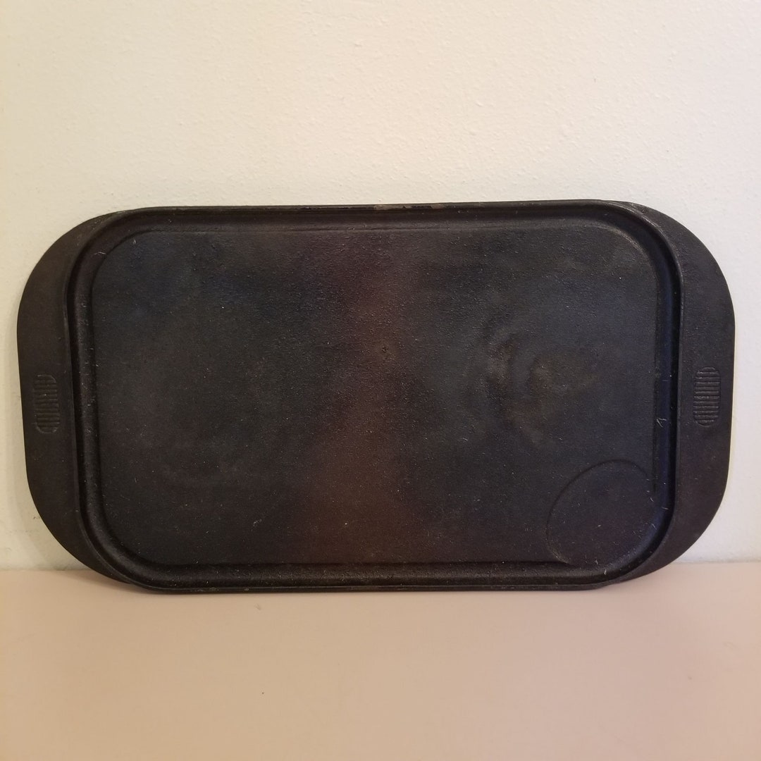 Chefs Mark Seasoned Cast Iron Griddle Cookware Decor Camping Rustic ...