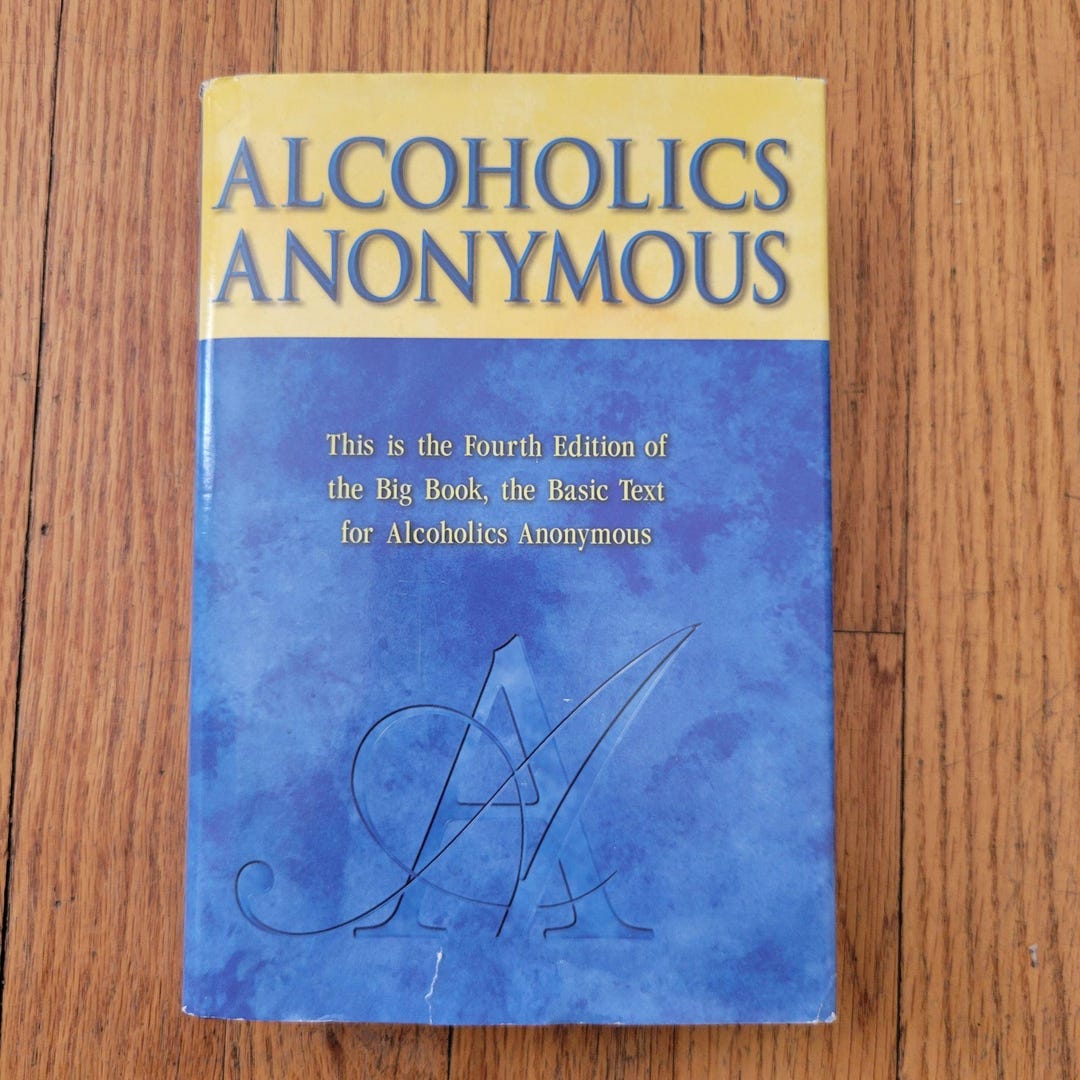 Alcoholics Anonymous Hardcover Book 4th Ed Big Book Basic Text for ...
