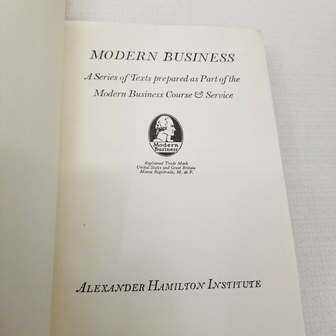 6 Modern Business Alexander Hamilton Institute Book Set Lot - Etsy