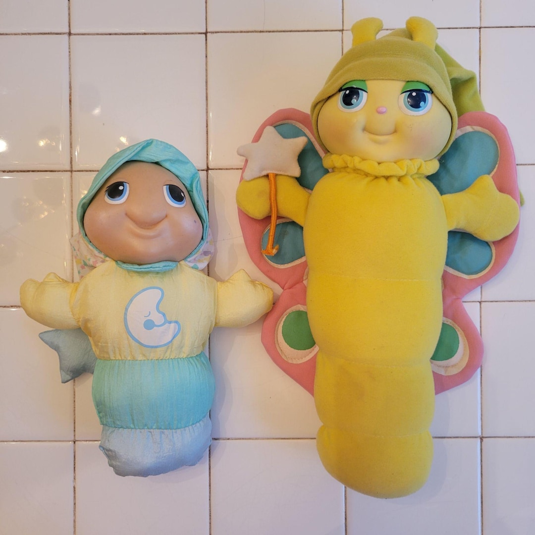 Vintage Hasbro Playskool Glo Worm 1998 Glo Butterfly 1986 Plush Toys - Etsy
