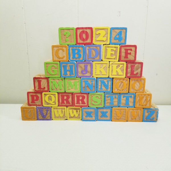 Abc Blocks - Etsy