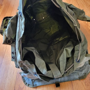 US Military Medium Field Pack Combat Nylon Green ALICE Combat Rucksack ...