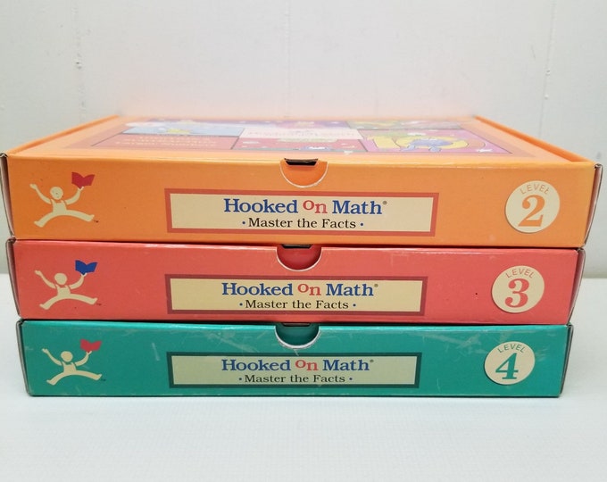 Hooked on Math Kits Cassette Tapes 2 3 4 Addition Subtraction ...