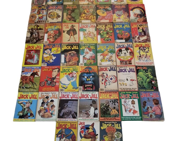 45 Jack Jill Magazines Books 1970s Kids Subscription Holiday ...
