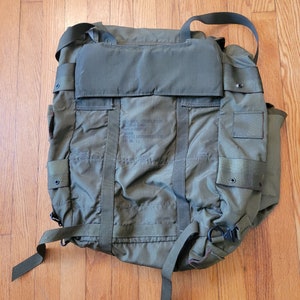 US Military Medium Field Pack Combat Nylon Green ALICE Combat Rucksack ...