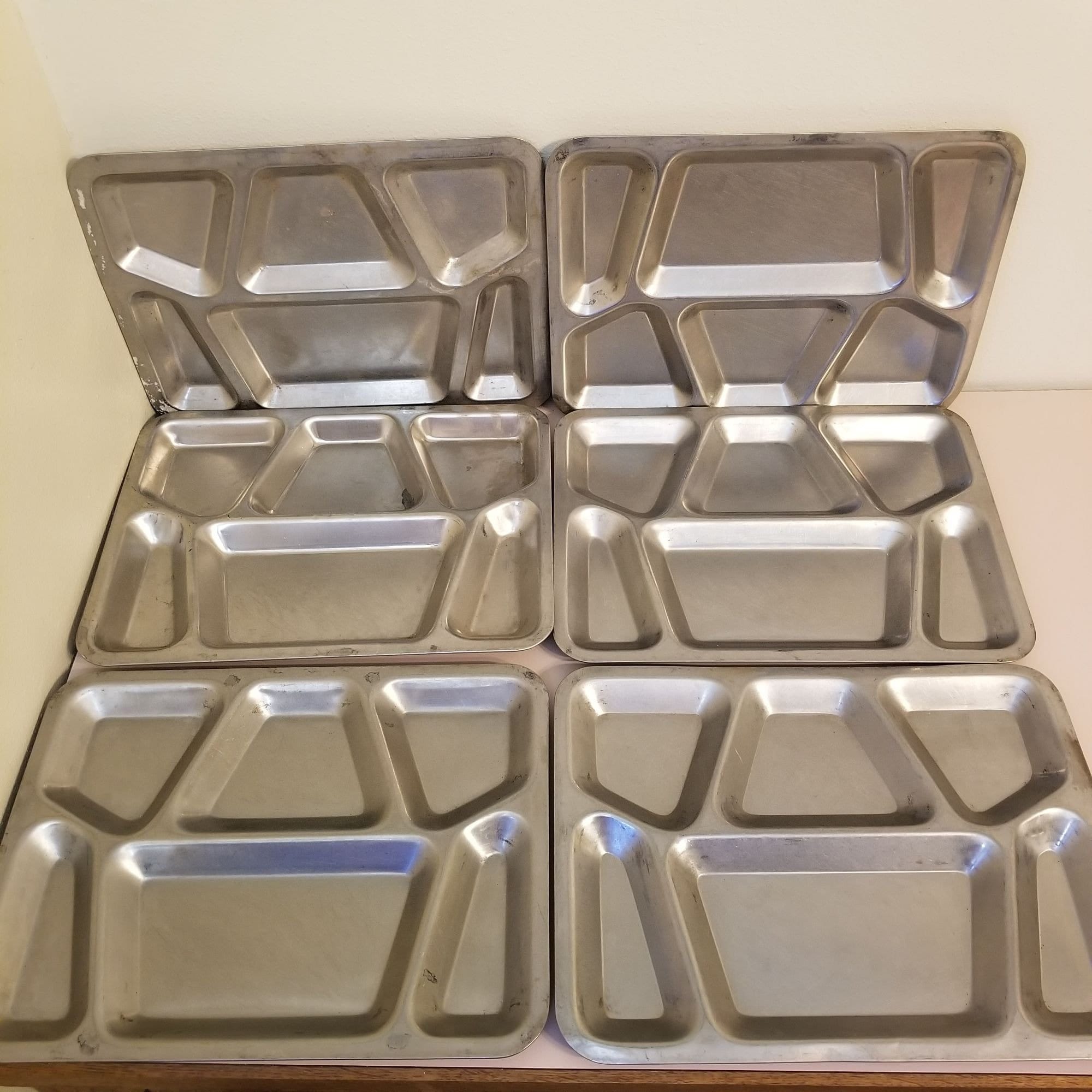 Military Mess Hall Trays