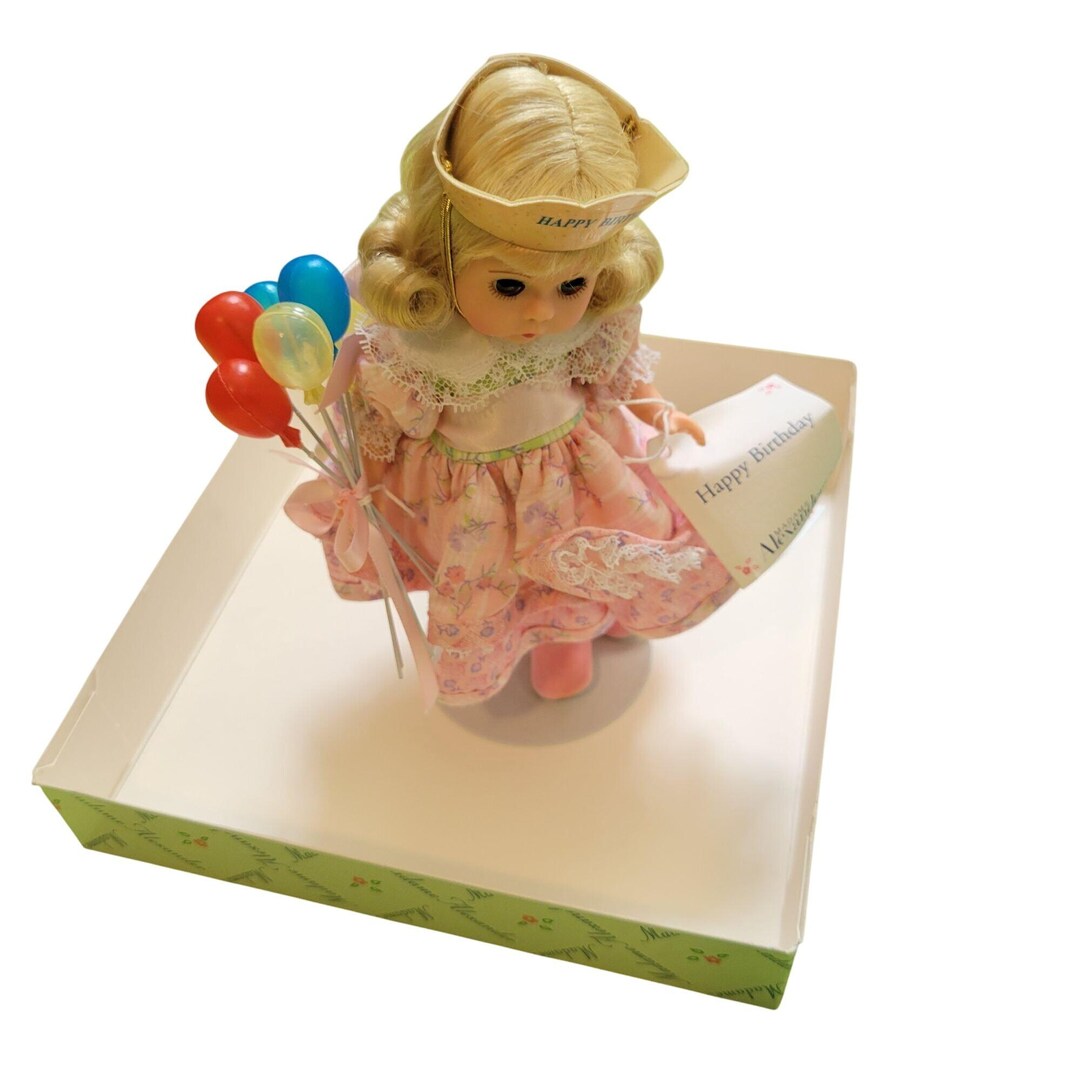 Madame Alexander Happy Birthday Doll 21524 WENDY Blonde Balloons - Etsy