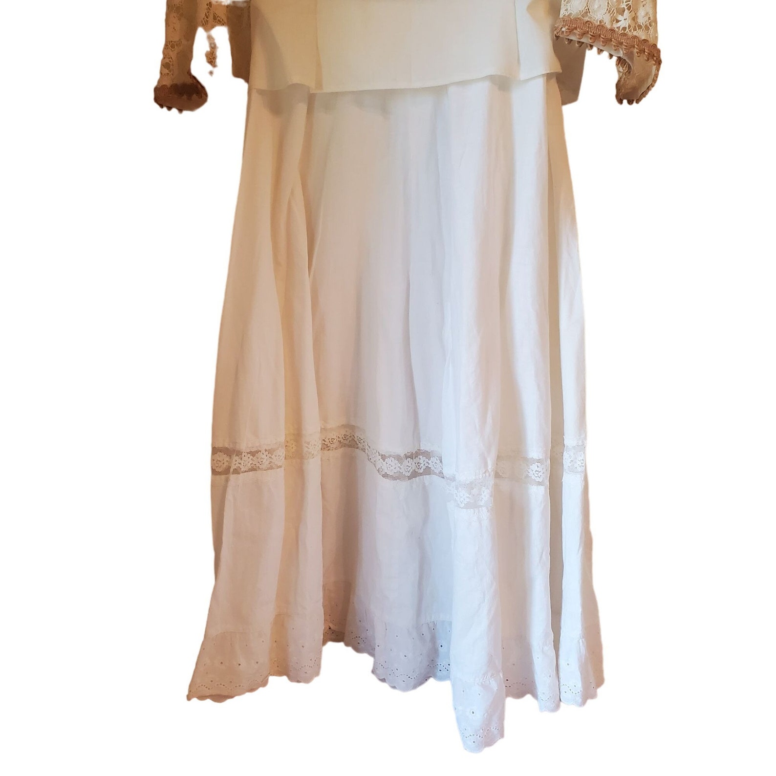 Vintage 3 Pc Lacy Outfit Skirt and Jacket Crinoline Square Dancing ...