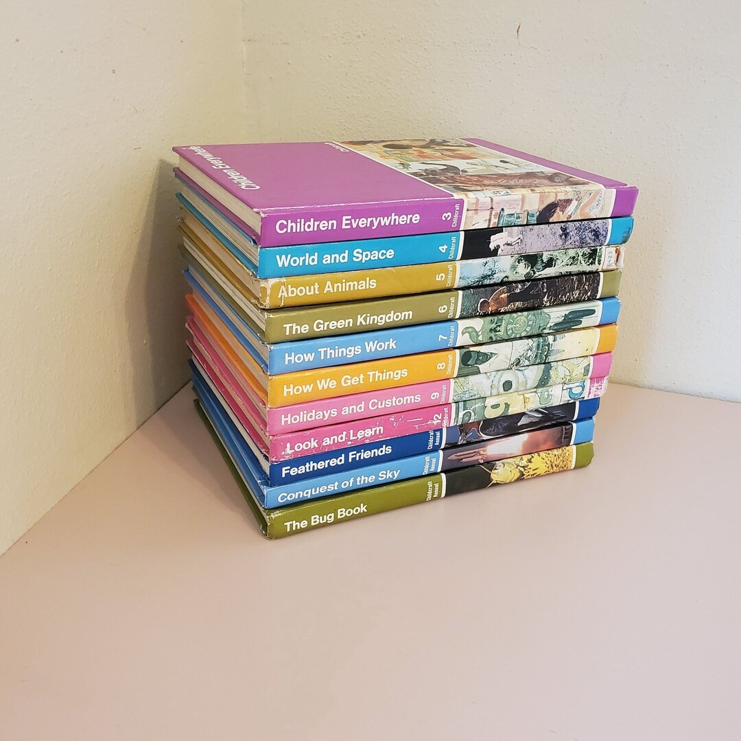 1981 Childcraft Book Set 11 Books Home School Teacher Summer Reading ...