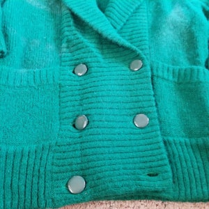 IB Diffusion S Cardigan Sweater Knit Wool Mohair Vintage Double ...