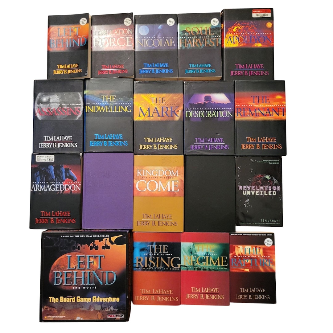 18 Books Left Behind Series Jenkins Lahaye End Times Christian Fiction ...