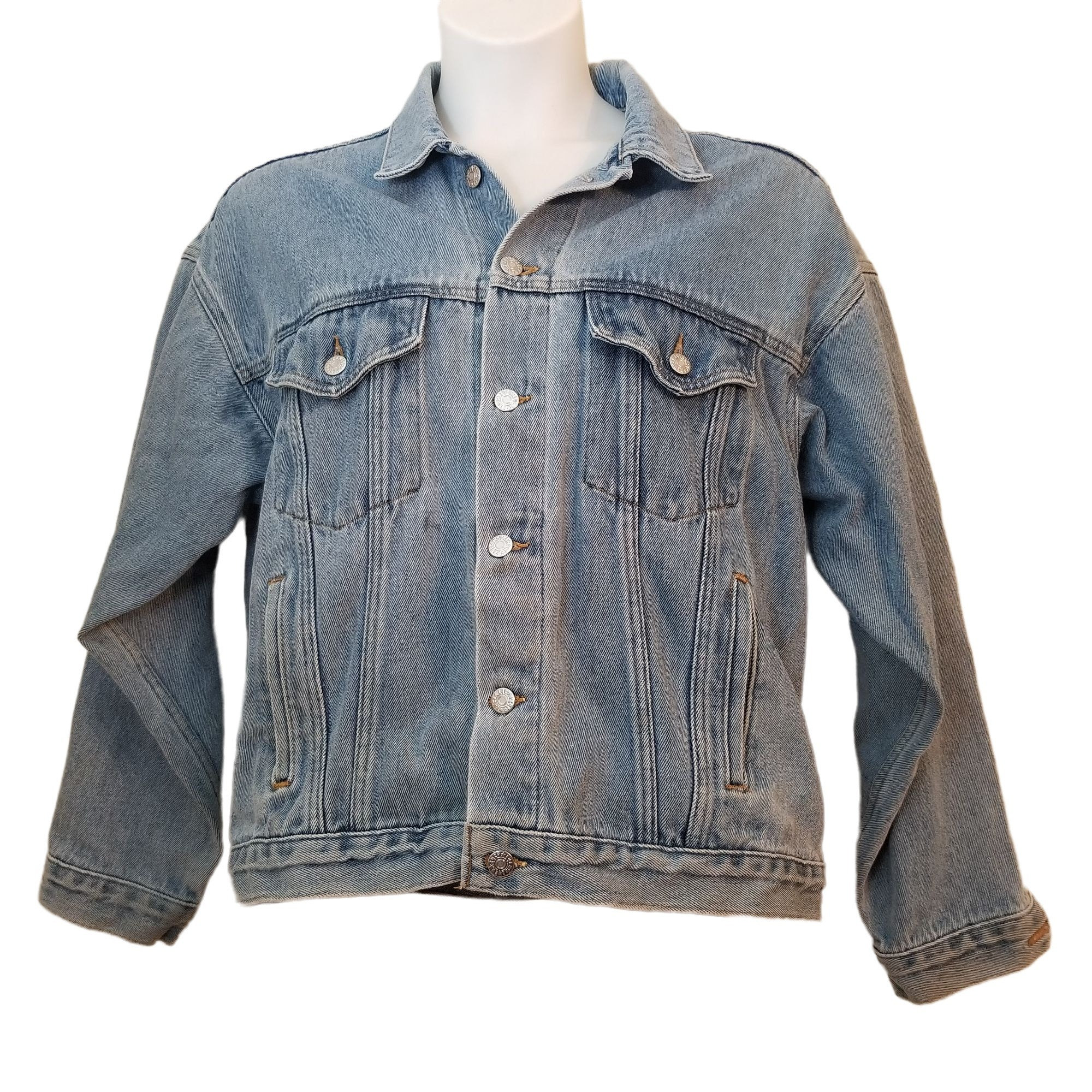 Vintage USA Made M Blue Jean Denim Trucker Jacket Festival - Etsy