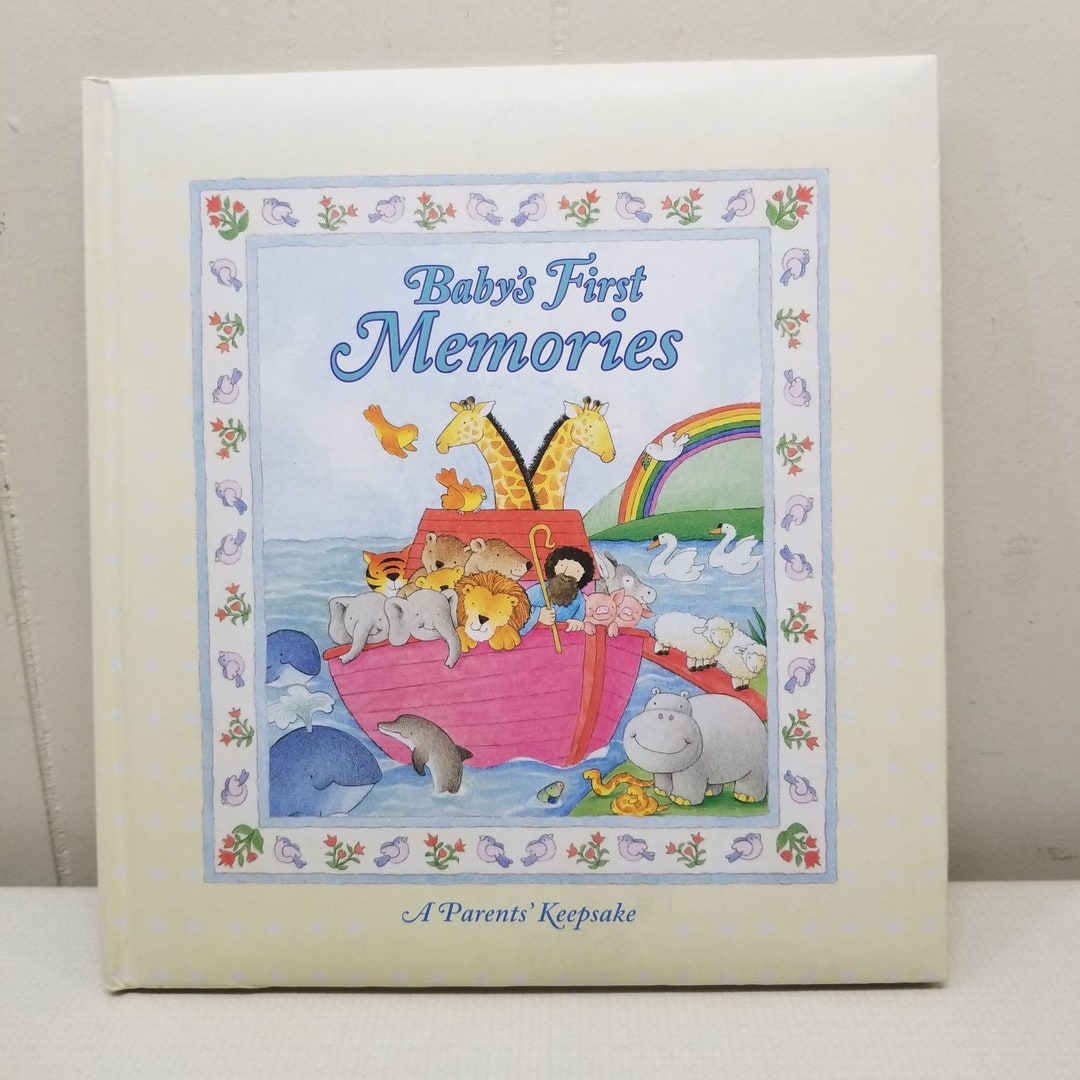 Babys First Memories Record Book Journal Unisex Photo Album Baby ...