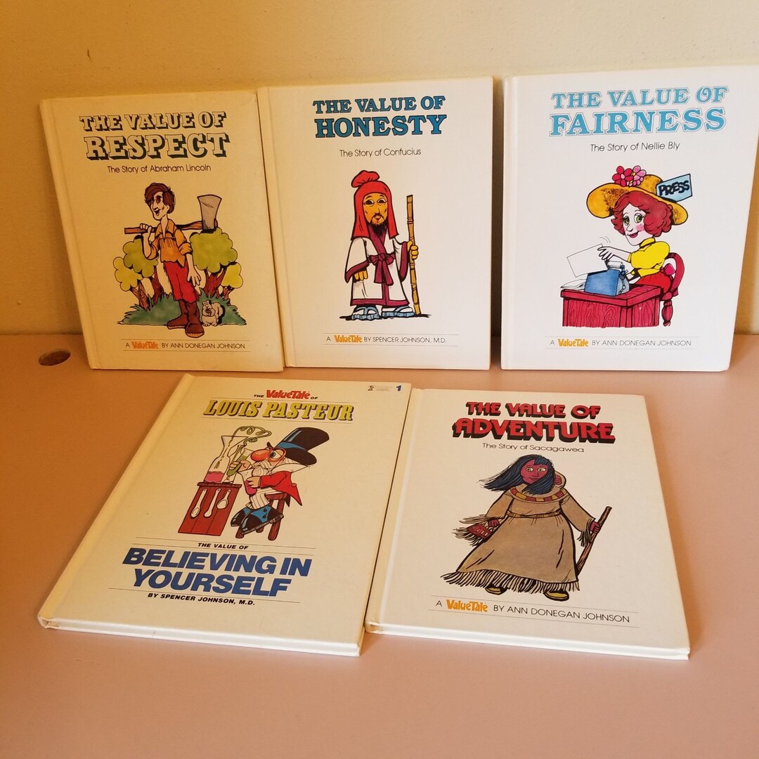 5 Valuetales Books Hardcover Homeschool Teacher Educational Summer ...