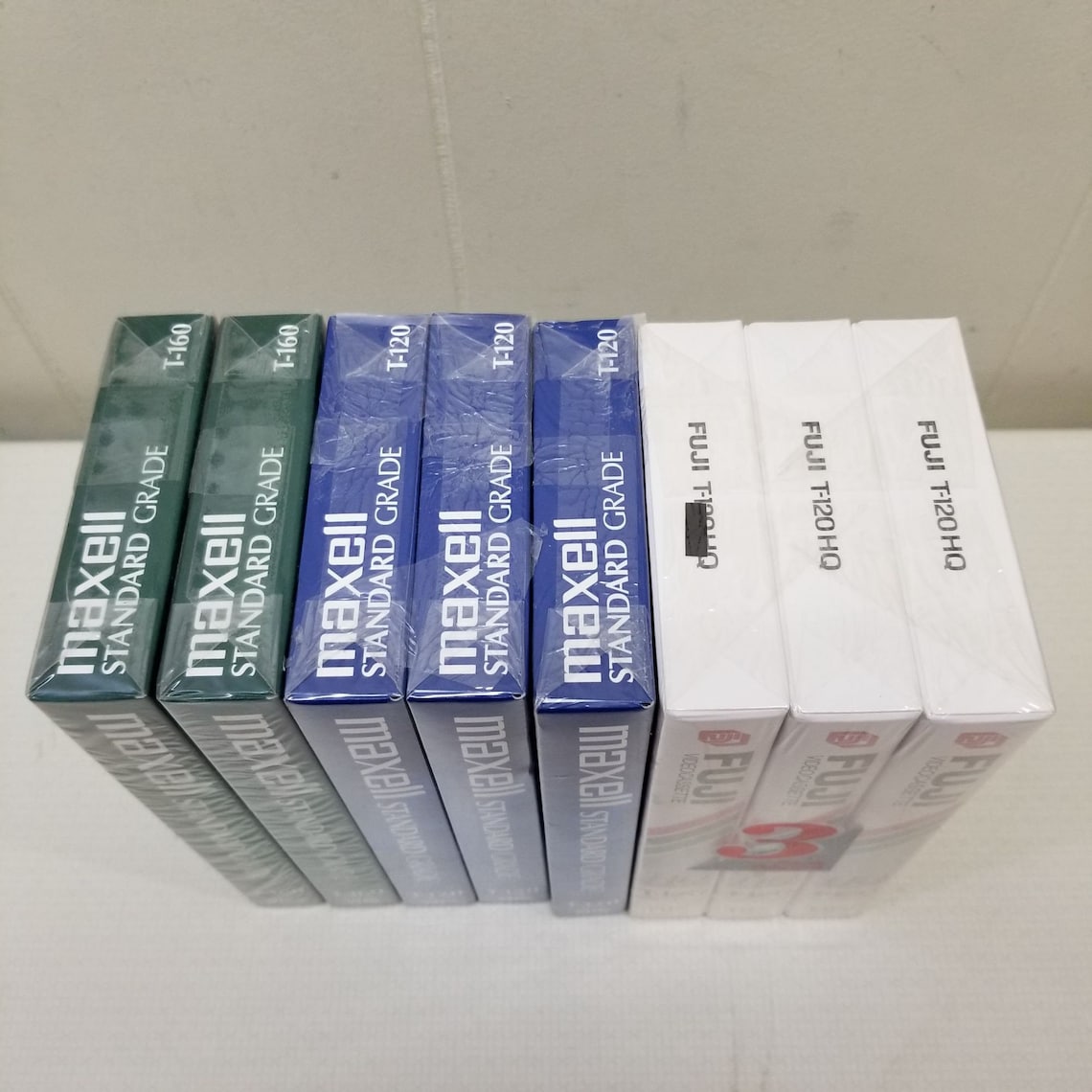 Maxwell Fuji VHS Blank Recording Tapes New Sealed T120 T160 | Etsy