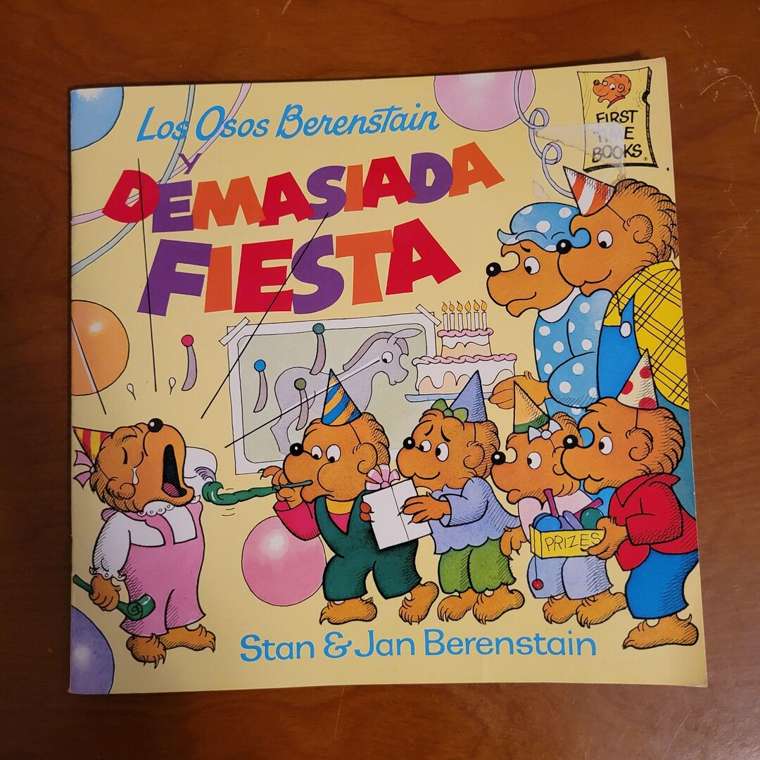Los Osos Berenstain Bear Demasiada Fiesta Too Much Birthday Book ...