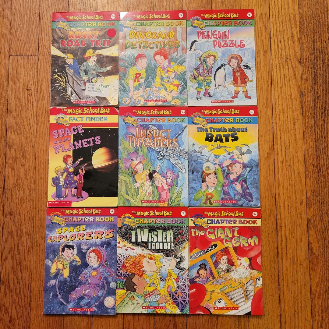 9 Magic School Bus Chapter Books Youth Science Home School Teacher ...