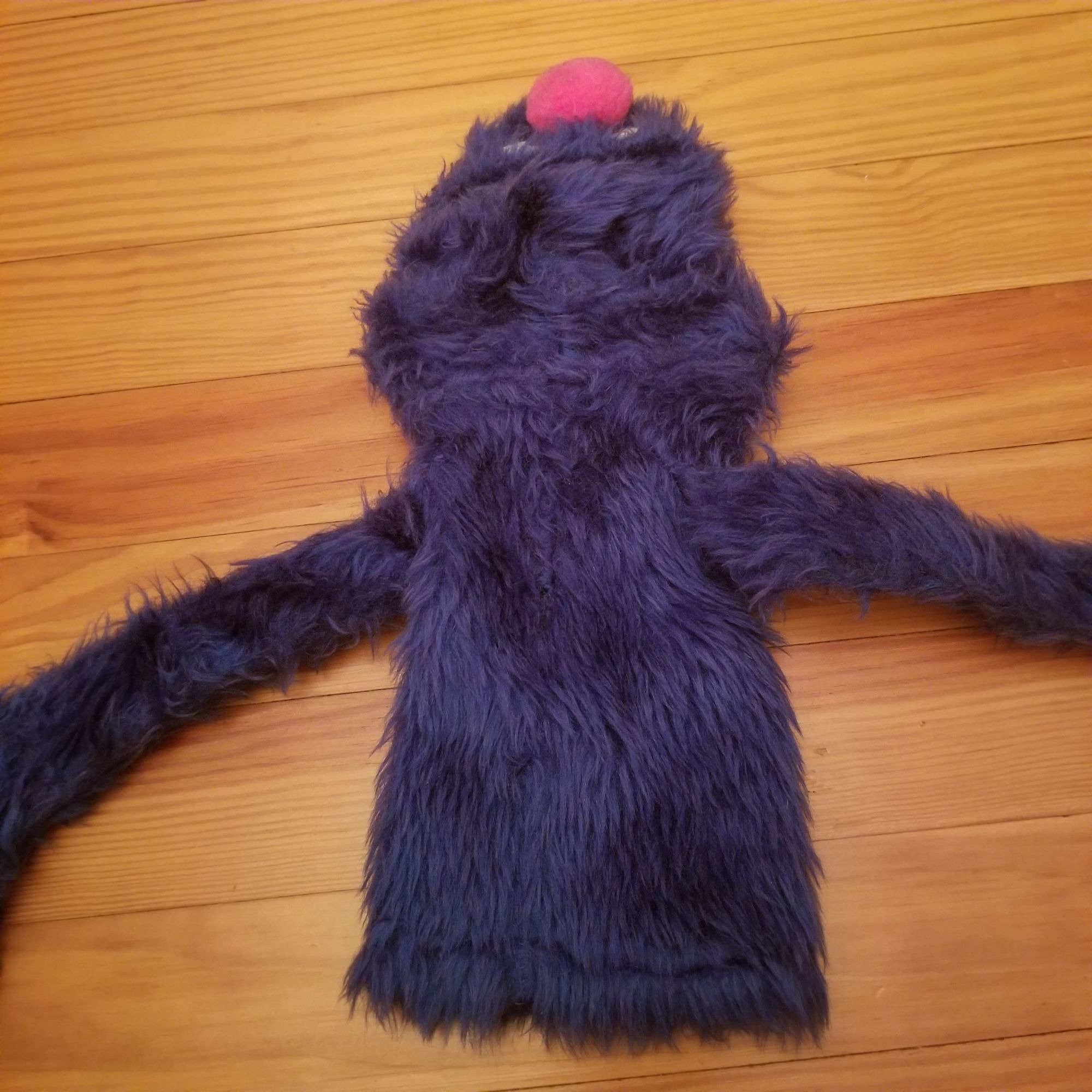 Sesame Street GROVER Blue Monster Puppet Vintage Toy Plush - Etsy