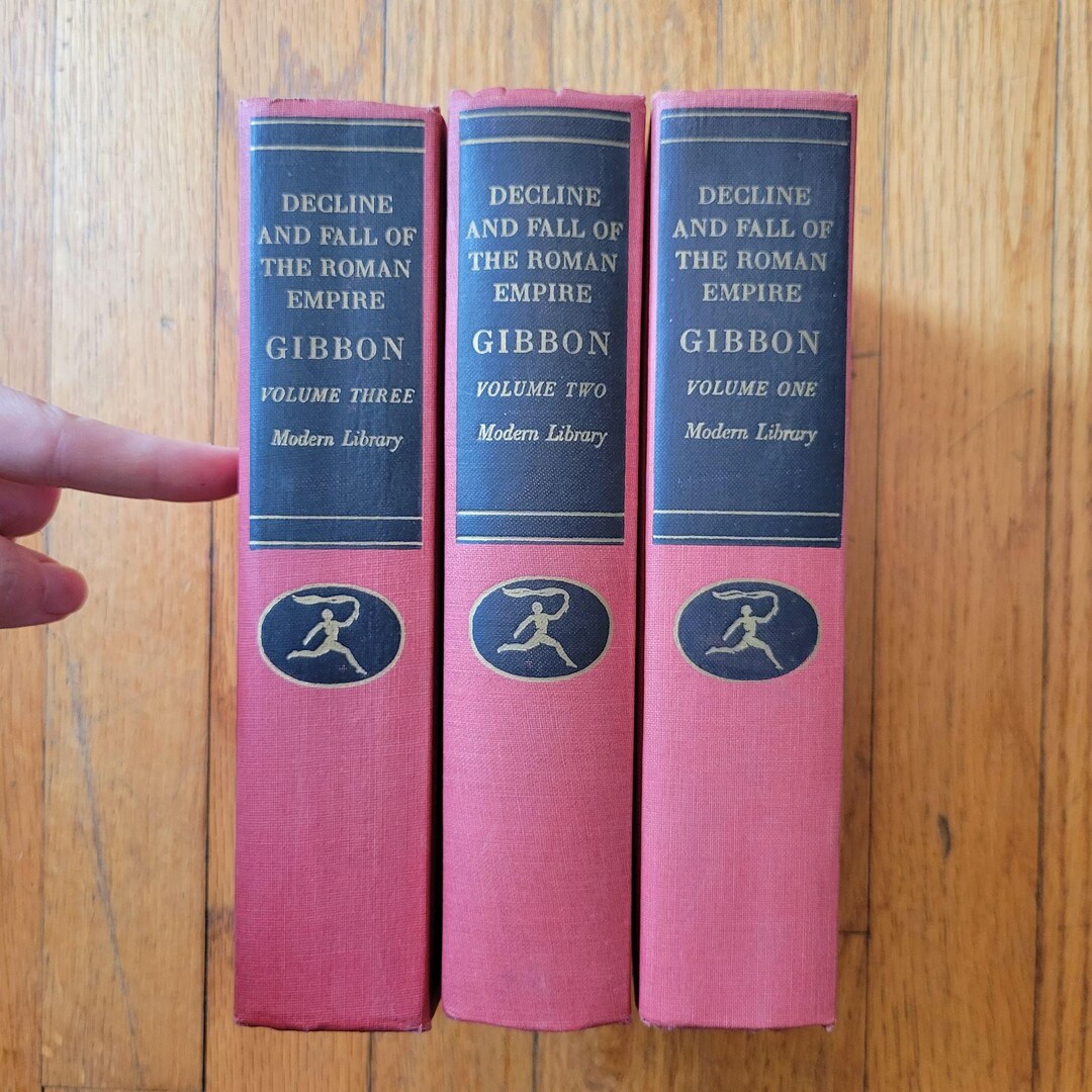 Decline Fall Roman Empire Edward Gibbon 3 Volume Set Modern Library ...