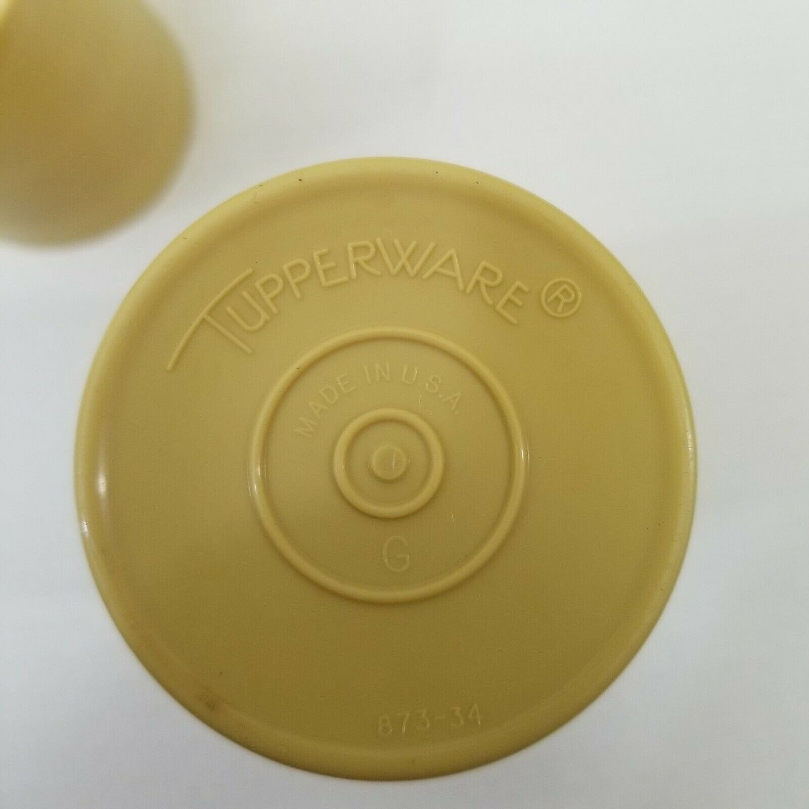 7 Tupperware Tumblers Cups Yellow Gold 8oz 12oz USA 873 1251 | Etsy
