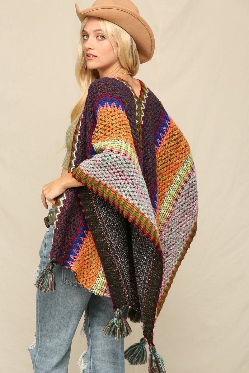 Woman's Poncho Winter Cape Poncho One Size Fits Most - Etsy