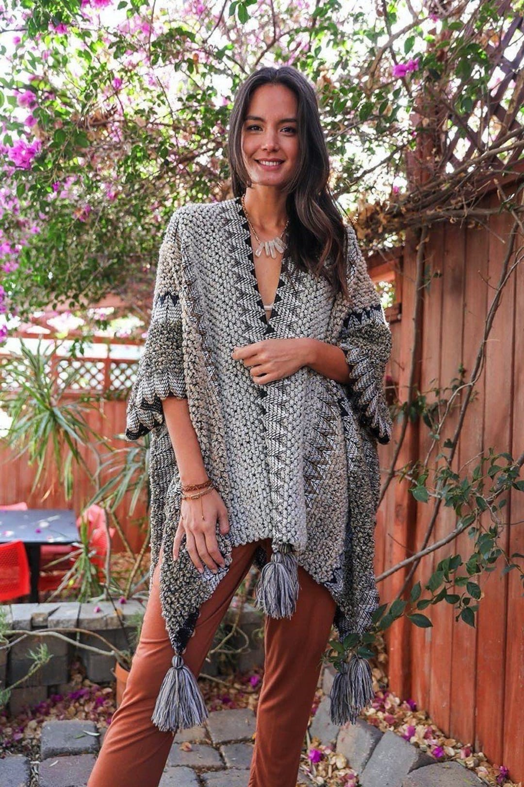 Woman's Poncho Winter Cape Poncho One Size Fits Most - Etsy