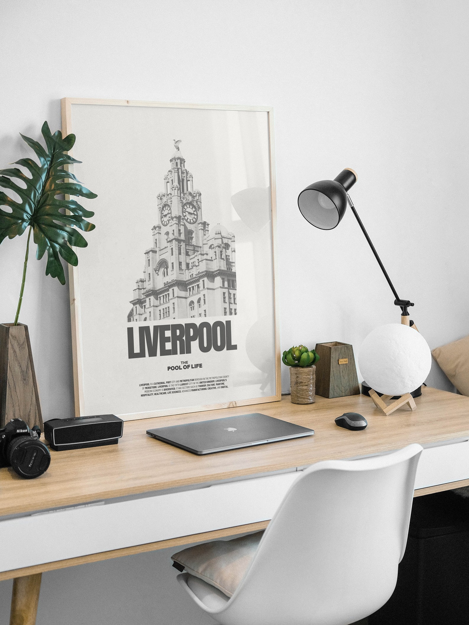 Liverpool City Poster, Iconic Liverpool Wall Art, Liver Building Print ...