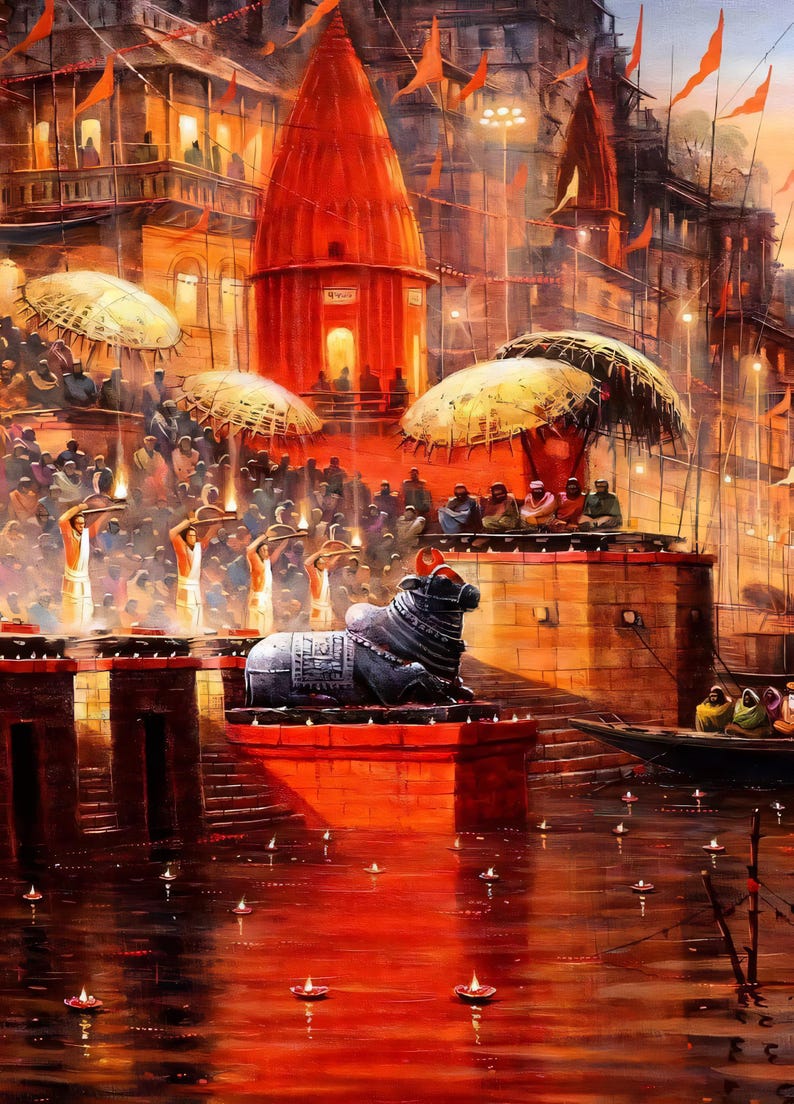 Ghat Painting - Etsy