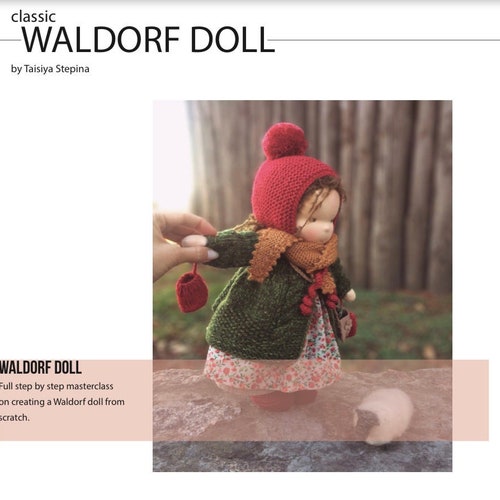 Waldorf Doll Step-by-step Tutorial With PDF Pattern Fabric - Etsy