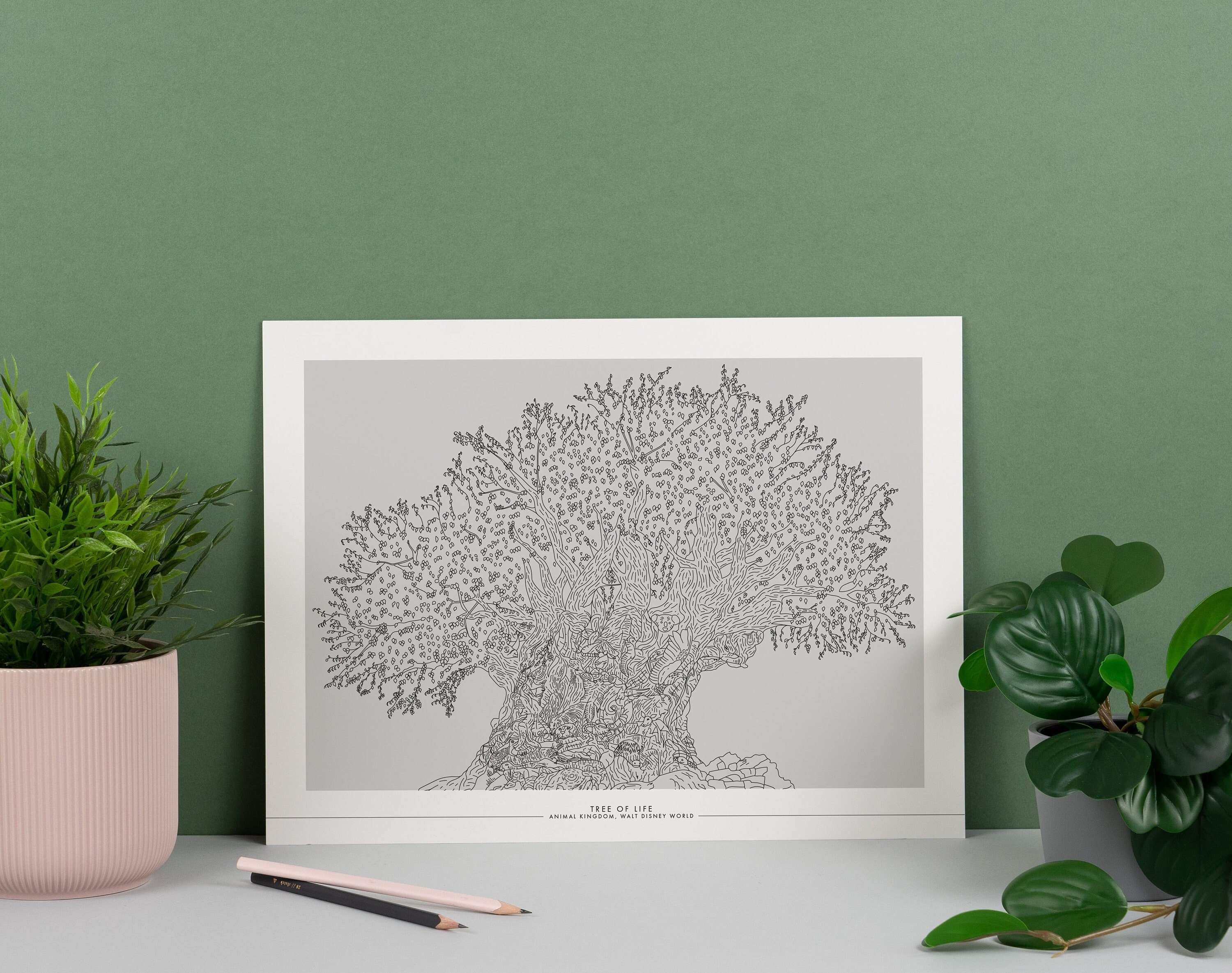 Disney Tree Of Life Drawing