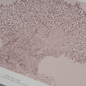 Tree of Life Animal Kingdom Line Art Disney Print More Colours - Etsy