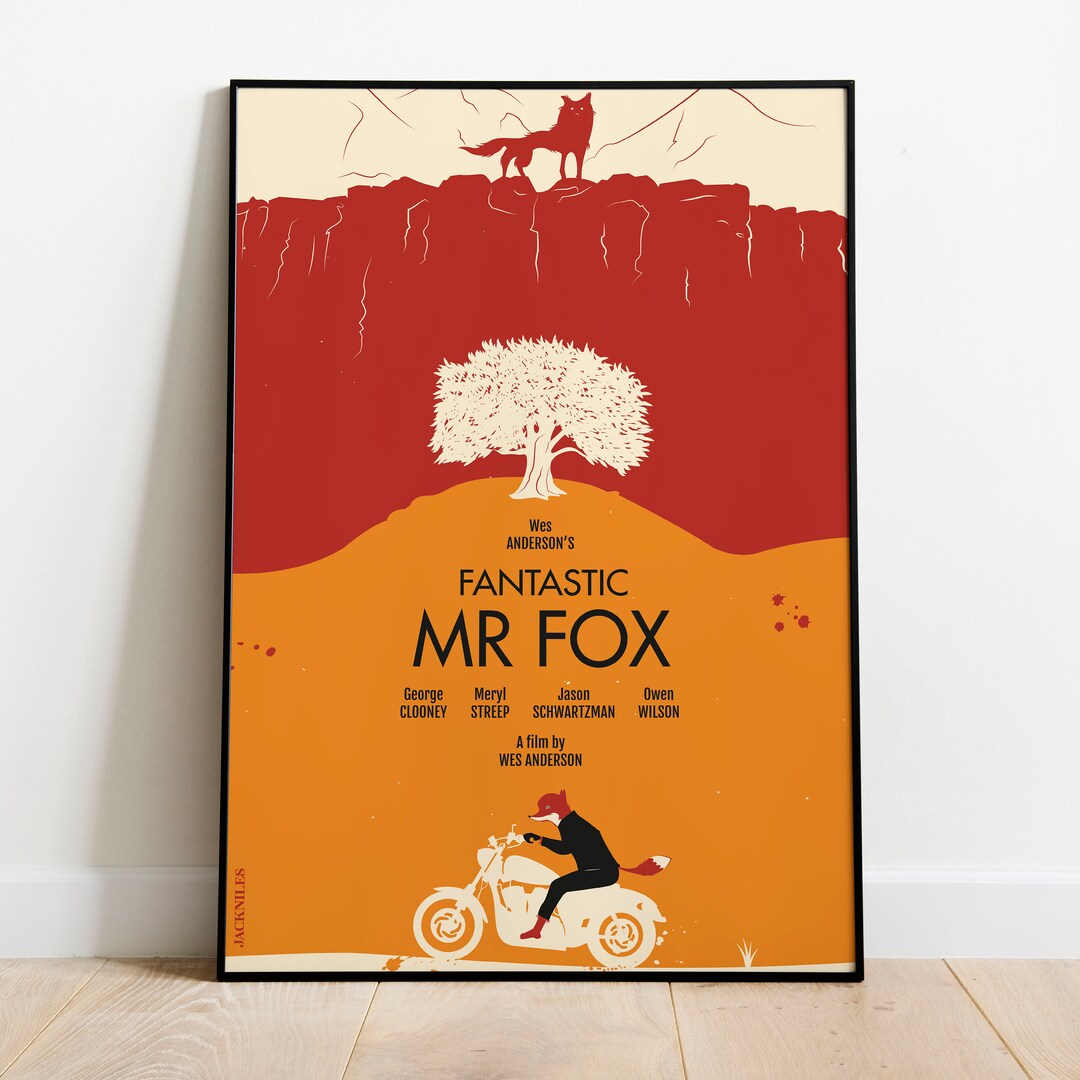 Fantastic Mr Fox | Digital Download | Movie Poster | Alternative Movie ...