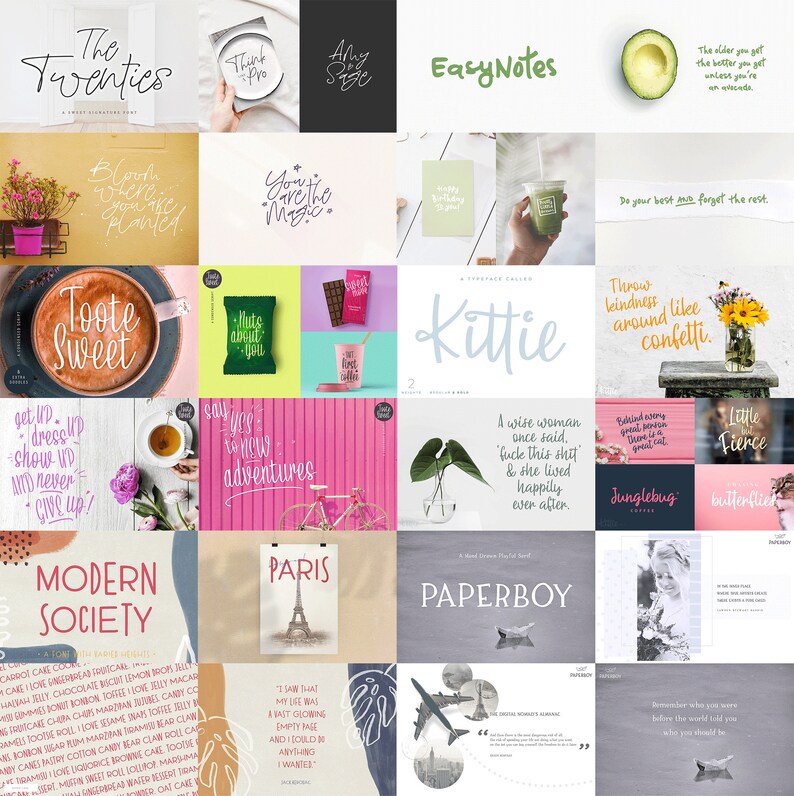 95% OFF the Hand Lettered Font Bundle A Huge Collection of Beautiful ...